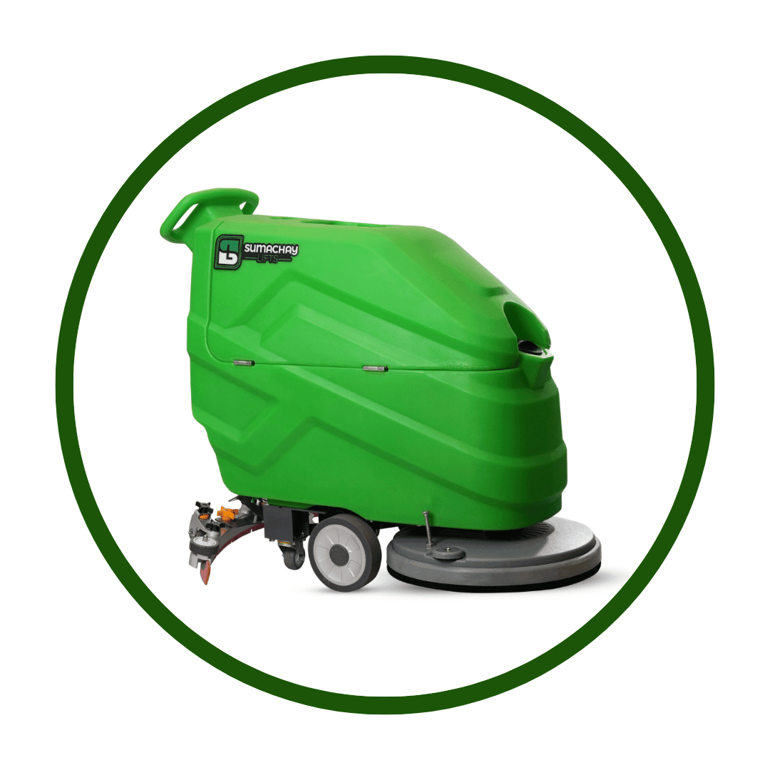 The Ultimate Ride-On Floor Scrubber: Sumachay SS75-R for Industrial Cl
