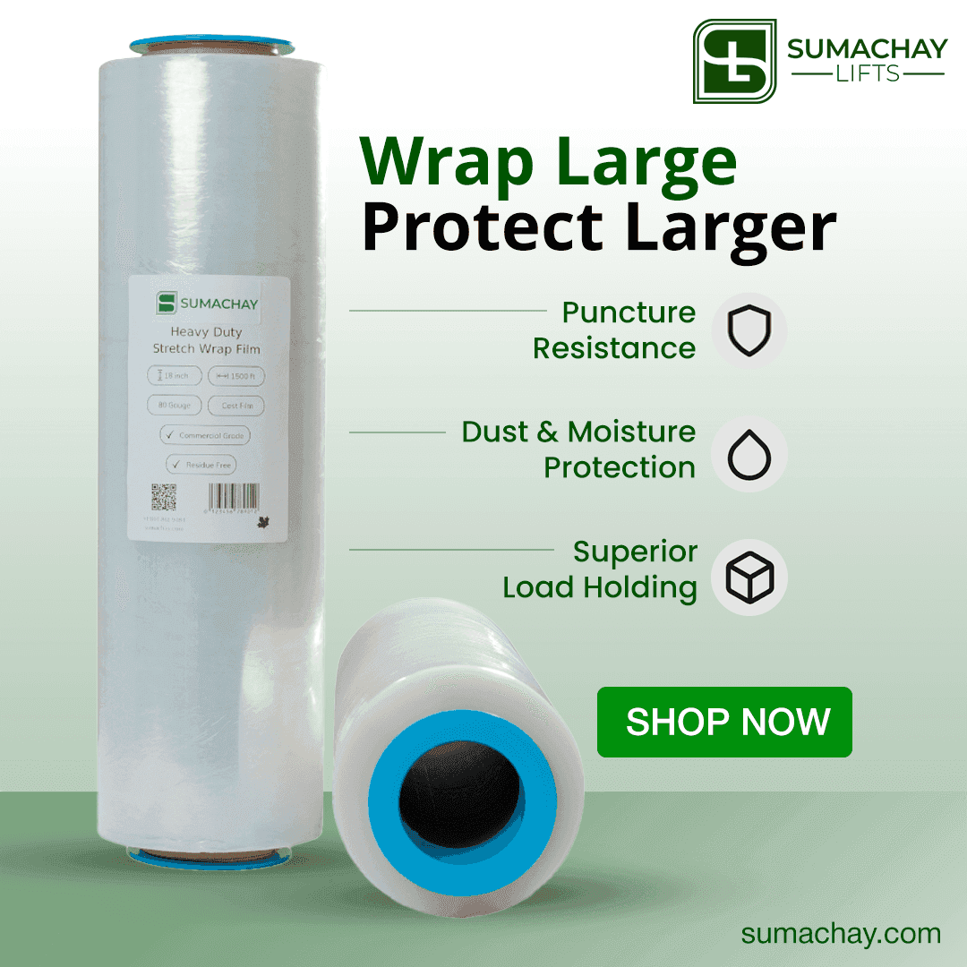 ProStretch 18 Inch Stretch Wrap | 80 Gauge | 1500 Feet Length – Sumachay