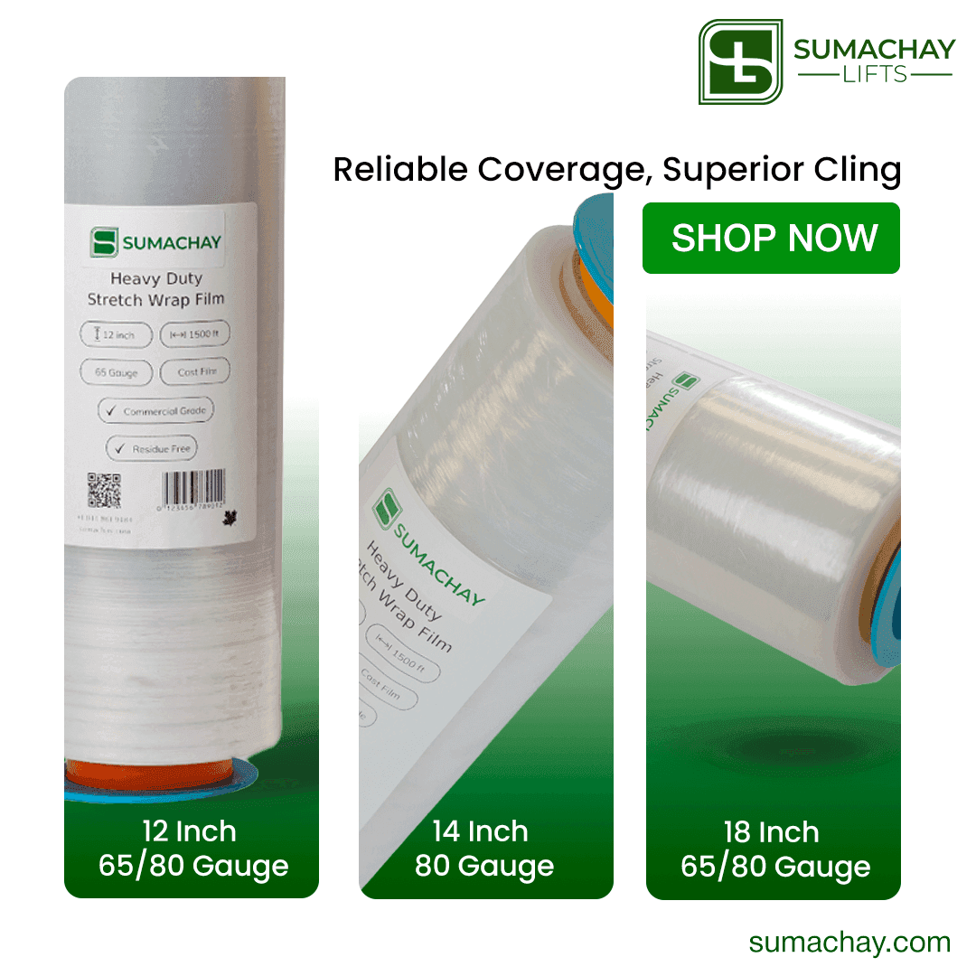 ProStretch 18 Inch Stretch Wrap | 80 Gauge | 1500 Feet Length – Sumachay